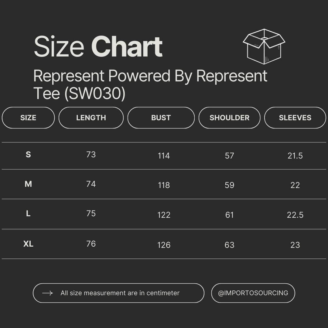 Represent Powered By Represent Tee (SW030) – Importo S.A.